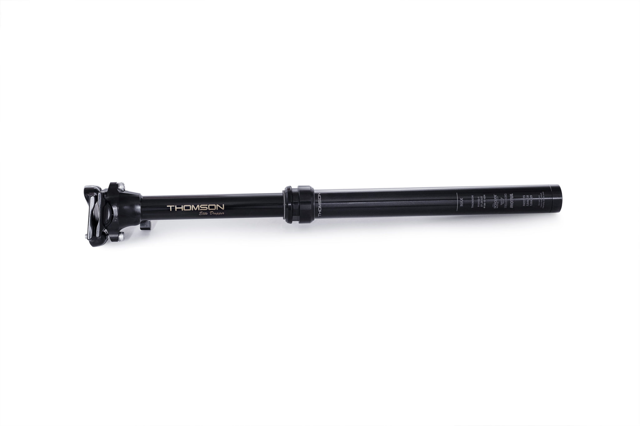 Black External Dropper Post | 125mm Travel, 27.2 Diameter